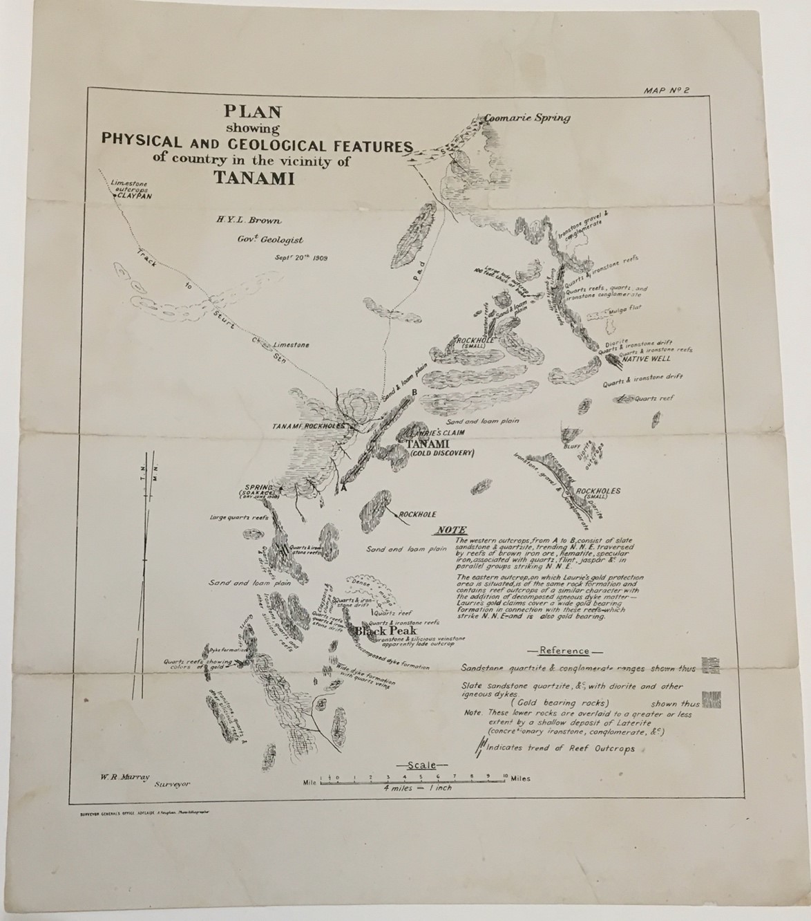 Bringing life back to the Tanami goldfield map | State Library of South ...