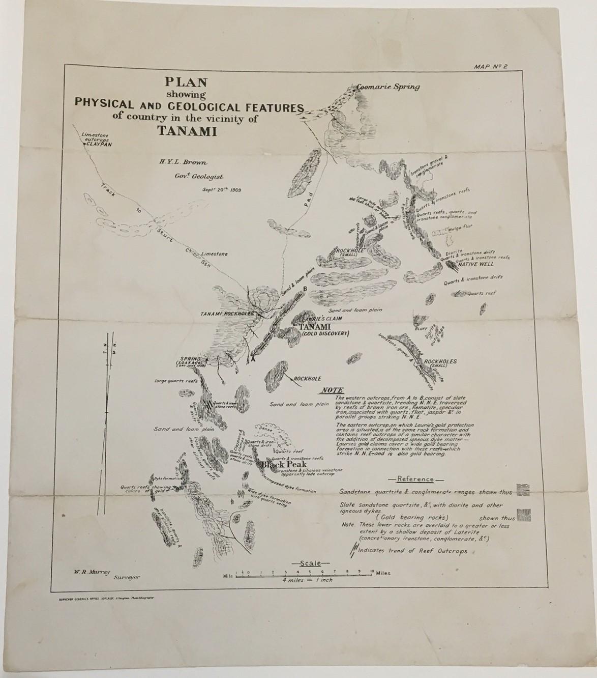 Bringing life back to the Tanami goldfield map | State Library of South ...