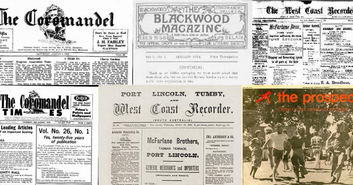 Community Newspaper Digitisation Project | State Library of South Australia