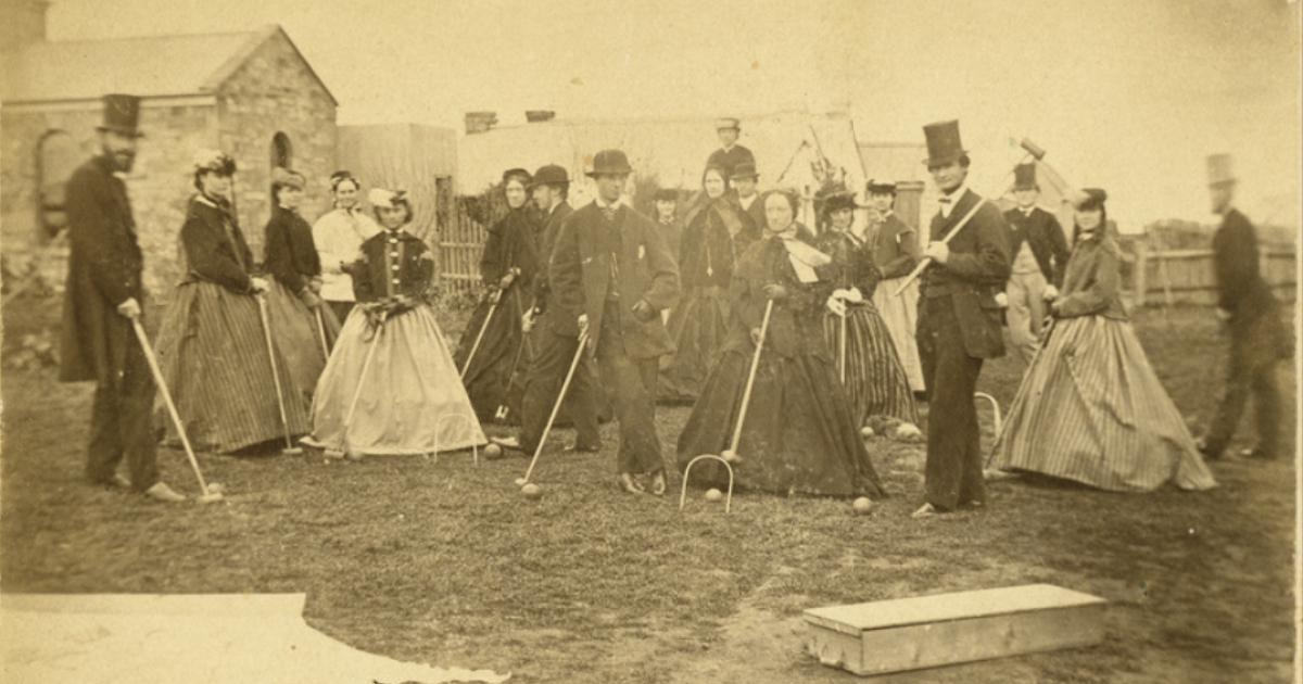 A cachet of croquet | State Library of South Australia