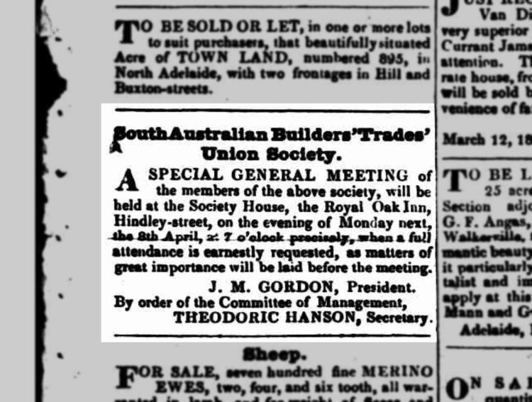 Union Movement in South Australia - a brief history | State Library of ...
